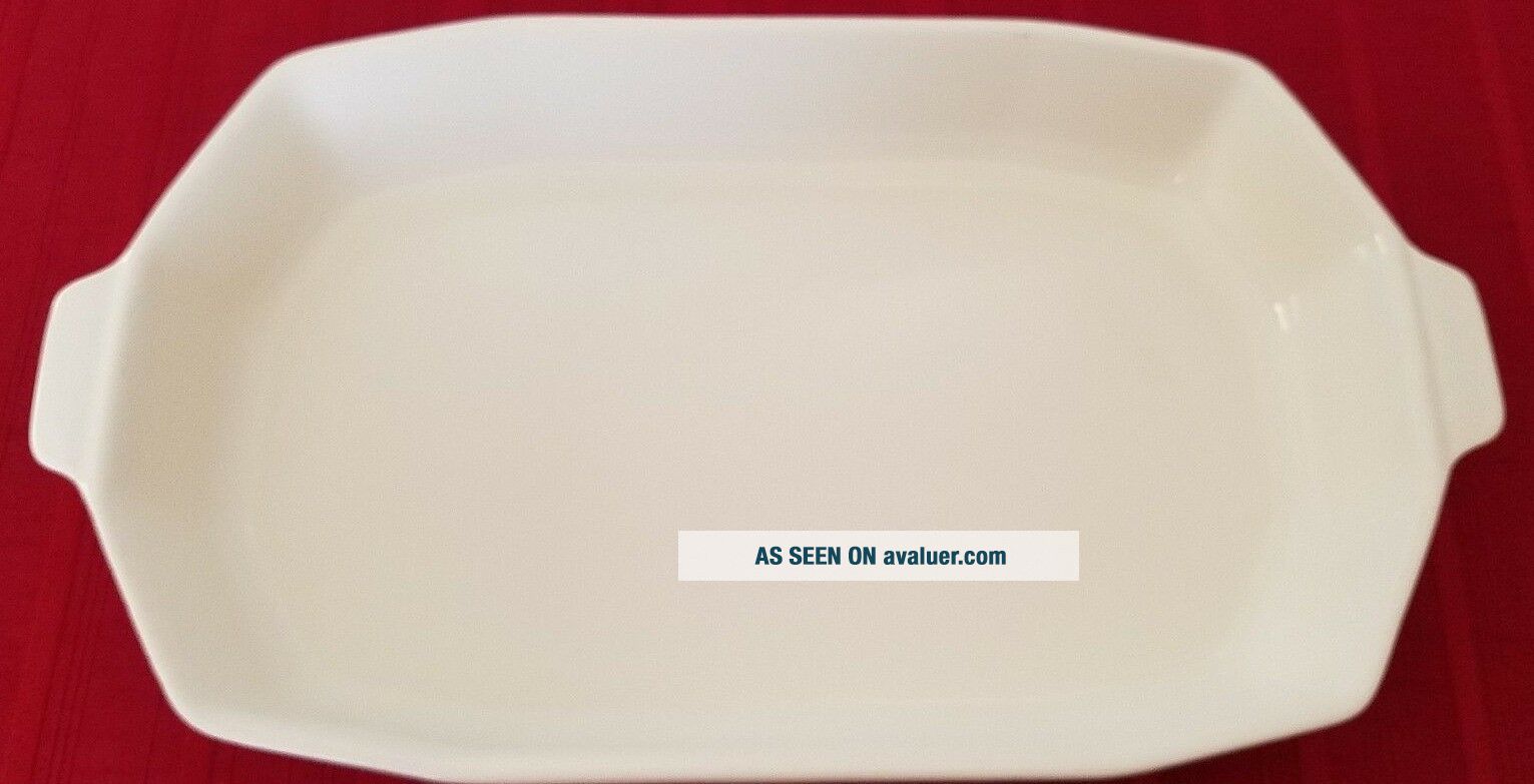 Pfaltzgraff Heritage White Stoneware 14 " Rectangular Baker Multi ...