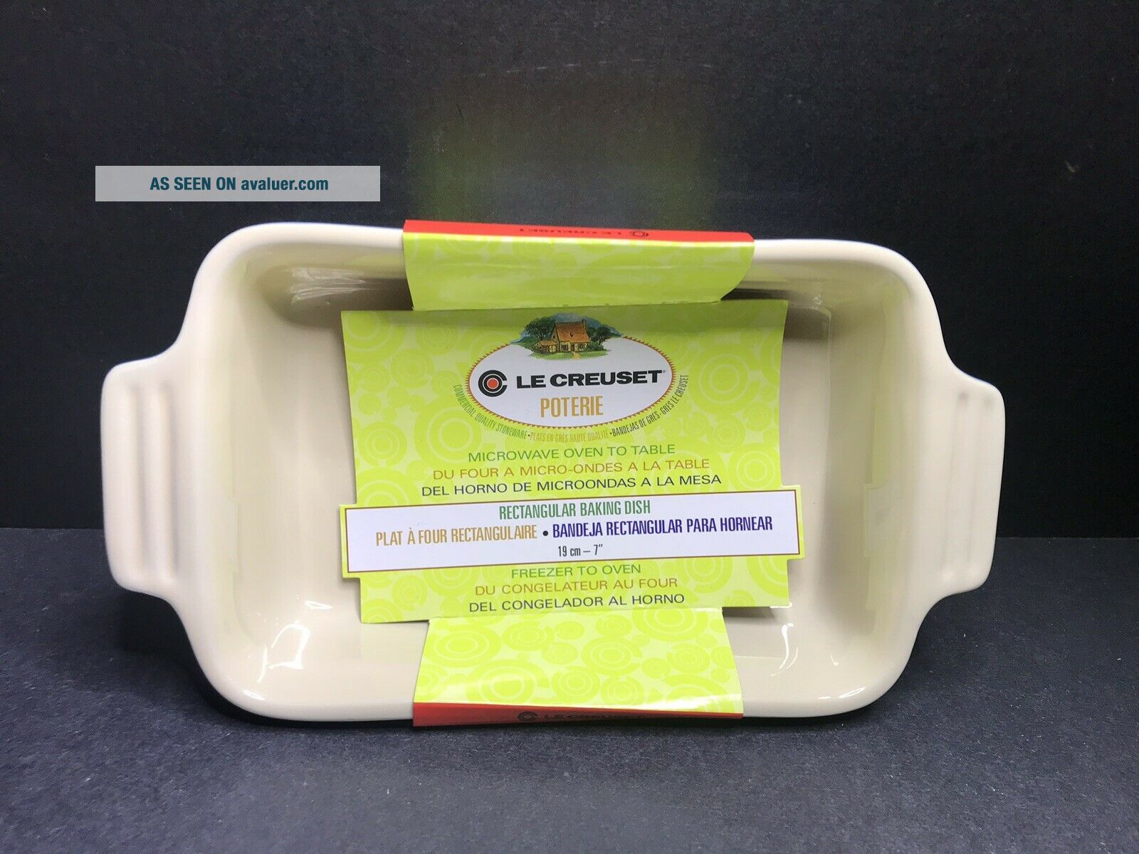 LE CREUSET POTERIE Blue STONEWARE RECTANGULAR 7 X 5 BAKING DISH | #13402659