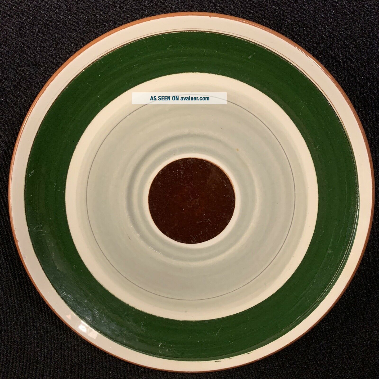 Vtg Stangl Pottery Color Sample/Test Plate Stamped DATED 1955 White ...