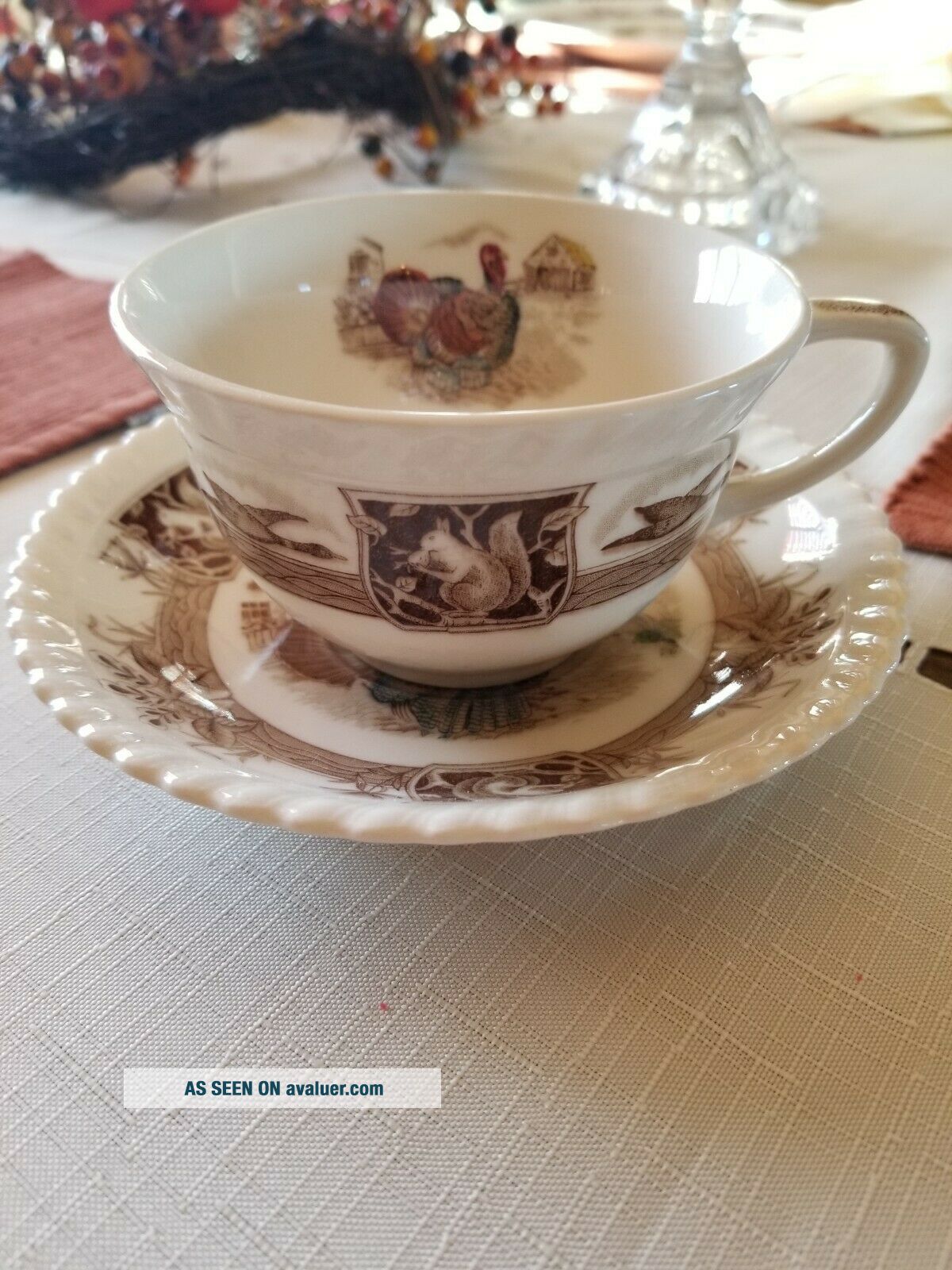 Vintage JOHNSON Brothers Barnyard King Coffee/Tea Cup And Saucer ...
