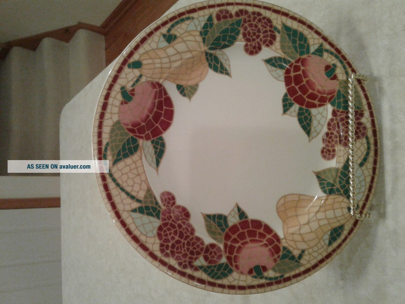 Pier 1 Mosaic Fruit Dinner Plates | #13427314