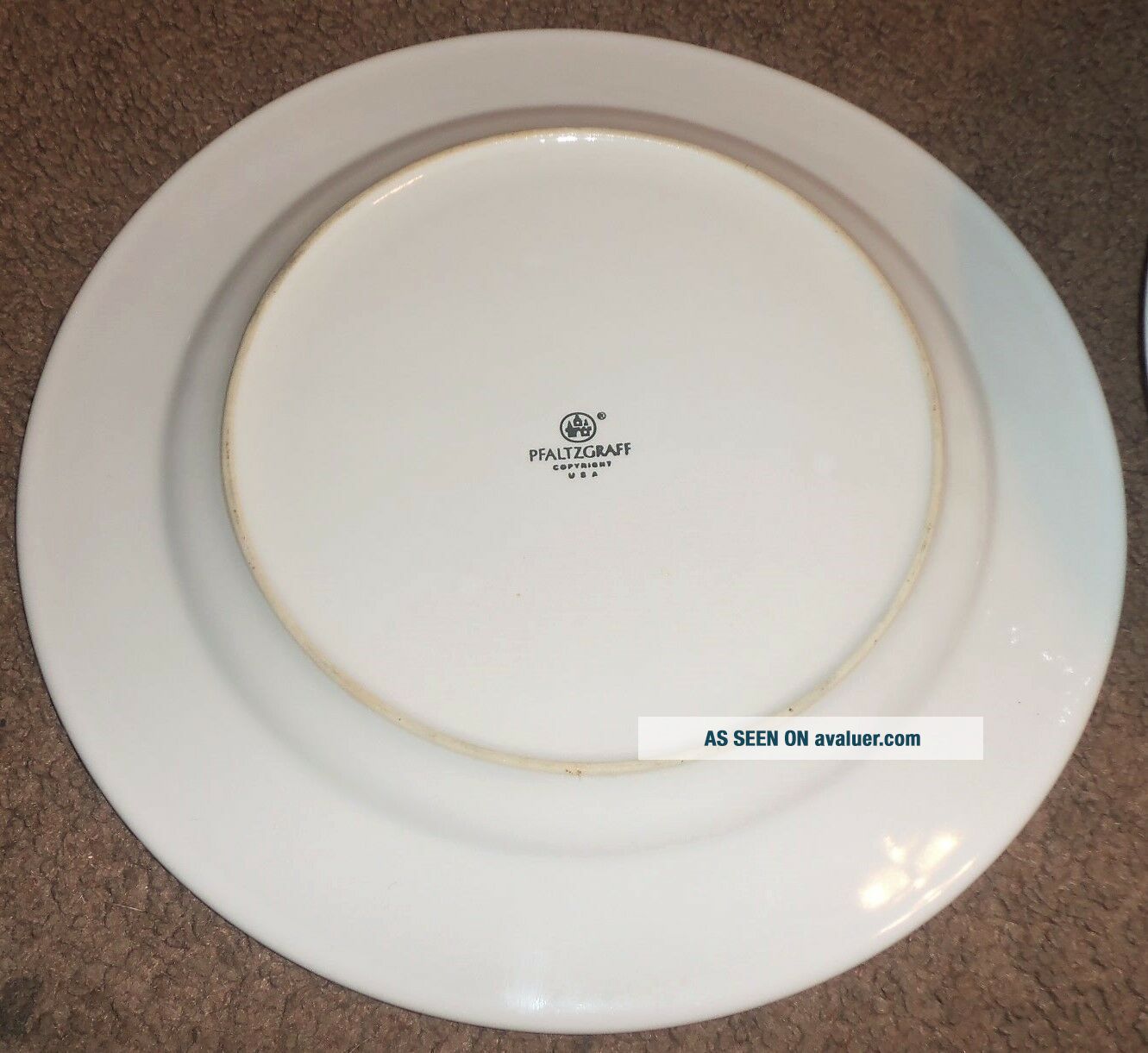 Pfaltzgraff Aspen Arborwood Green Dinner Plates - Set Of 5 USA MADE ...