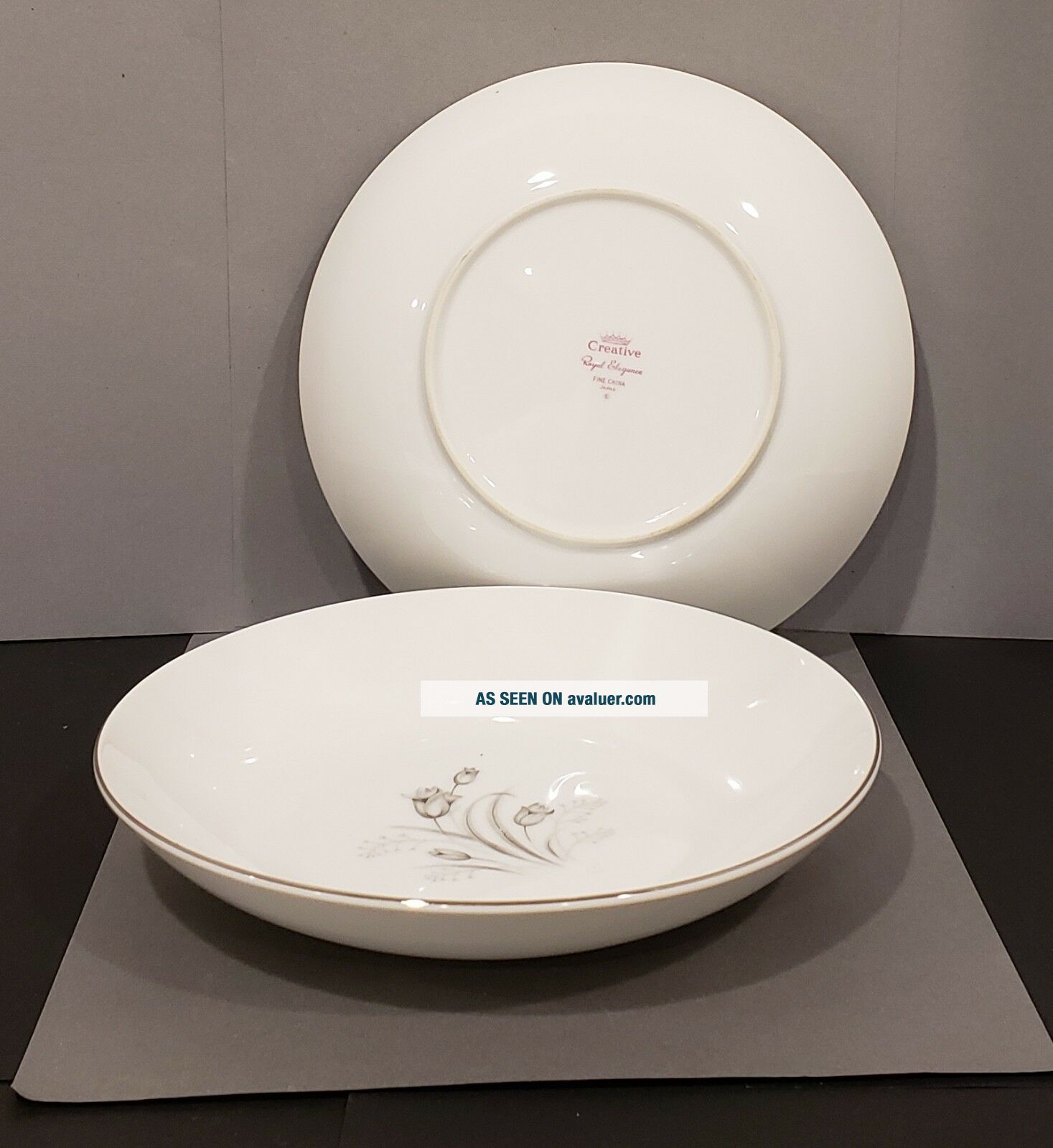 VINTAGE - CREATIVE FINE CHINA - ROYAL ELEGANCE - SOUP BOWLS | #13439068