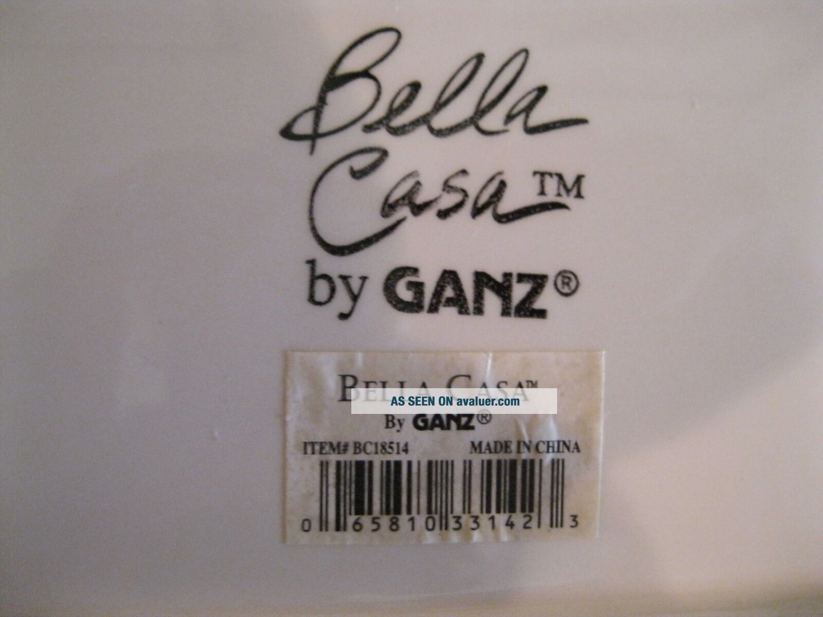BELLA CASA BY GANZ SERVING TRAY PLATTER | #13460137