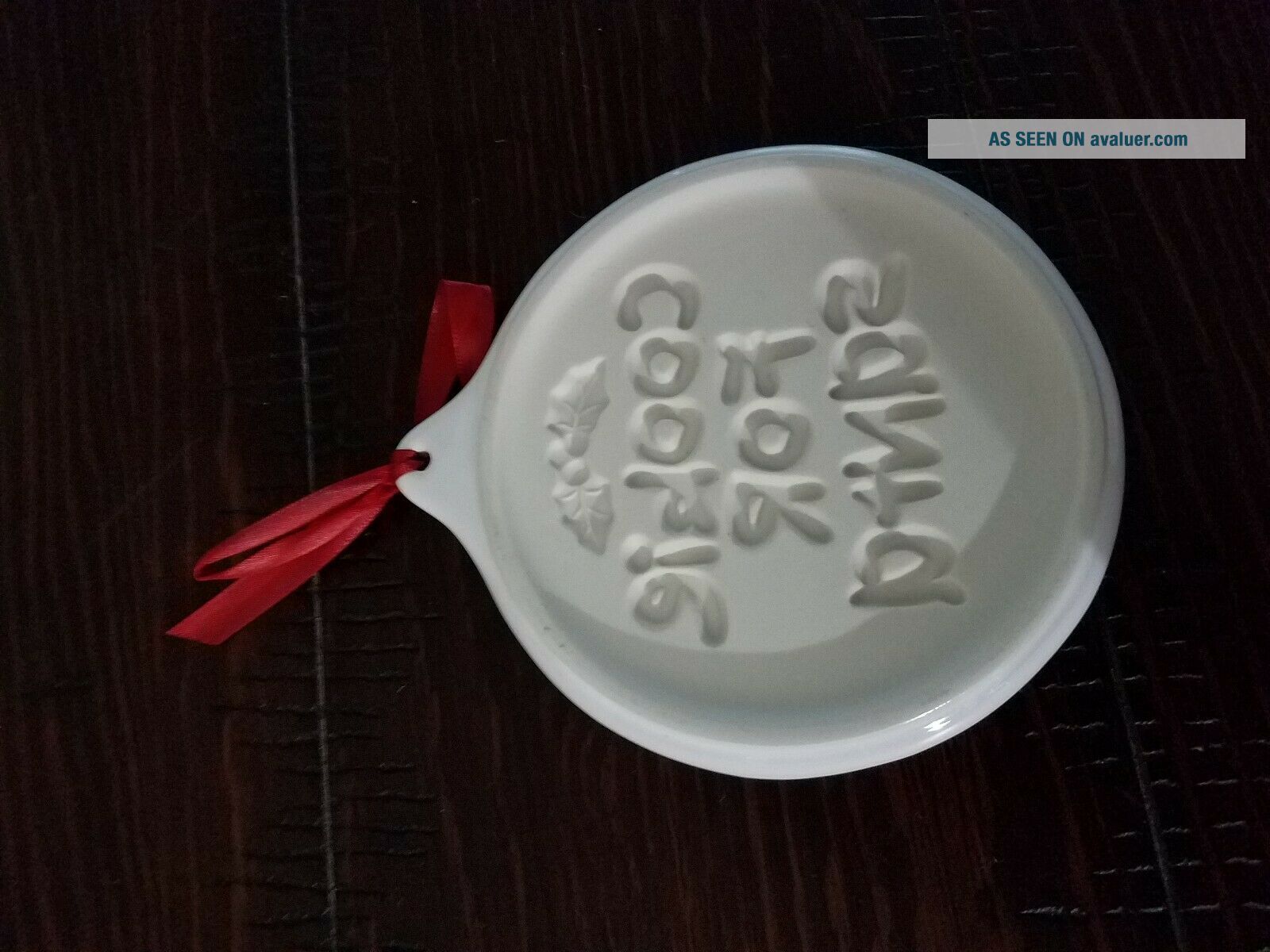 Pfaltzgraff Christmas Heritage Cookies For Santa Holiday Cookie Mold ...